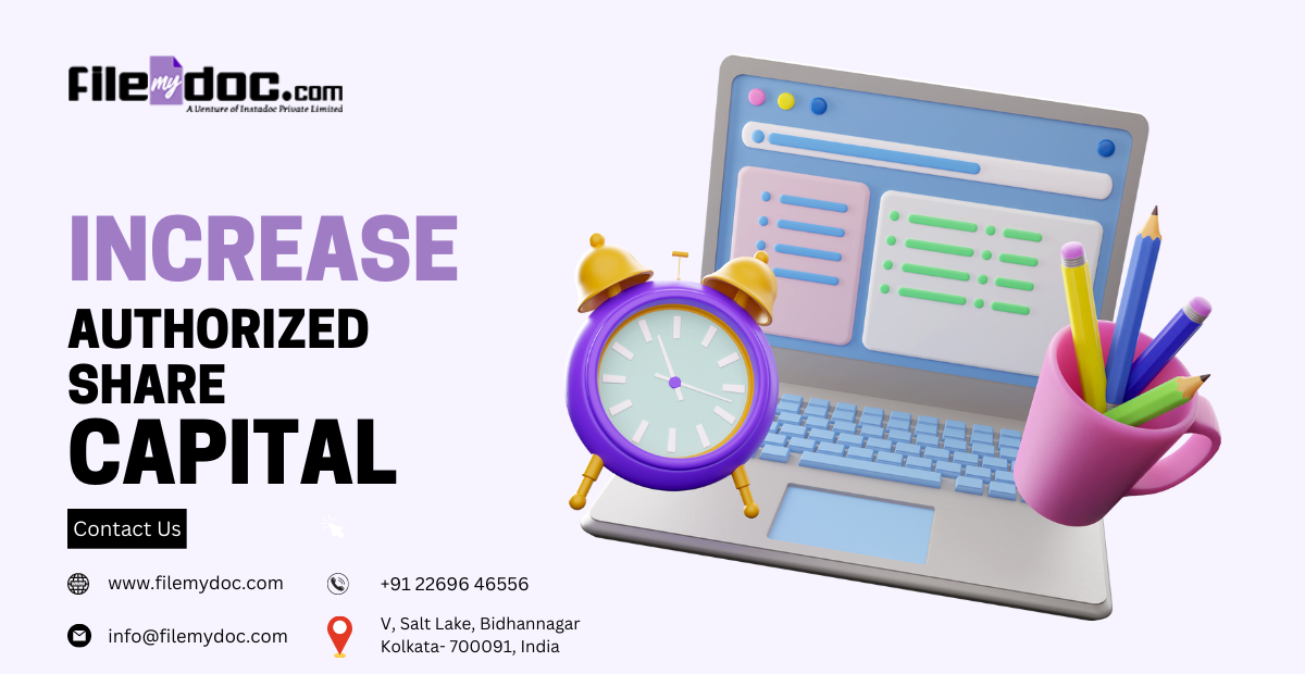 Increase Authorised Share Capital - Filemydoc.com