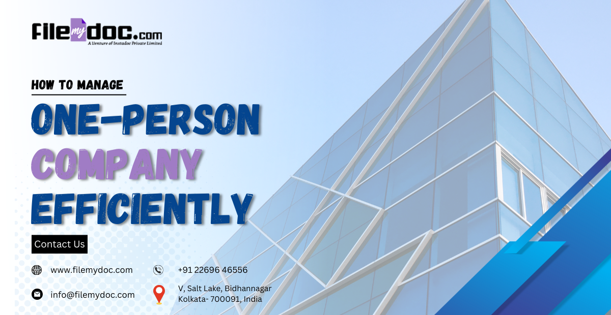 How to Manage a One-Person Company Efficiently