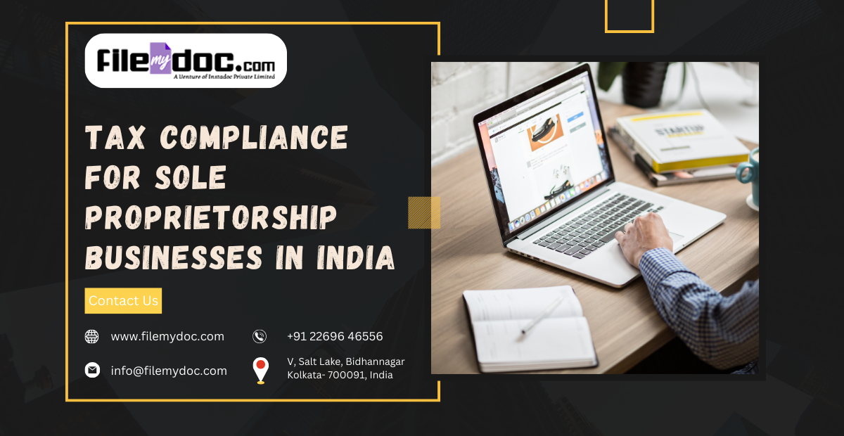 Tax Compliance for Sole Proprietorship Businesses in India